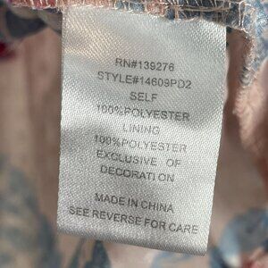 Daniel Rainn | Tops | Daniel Rainn Womens Xl Floral Crochet Trim Blouse ...